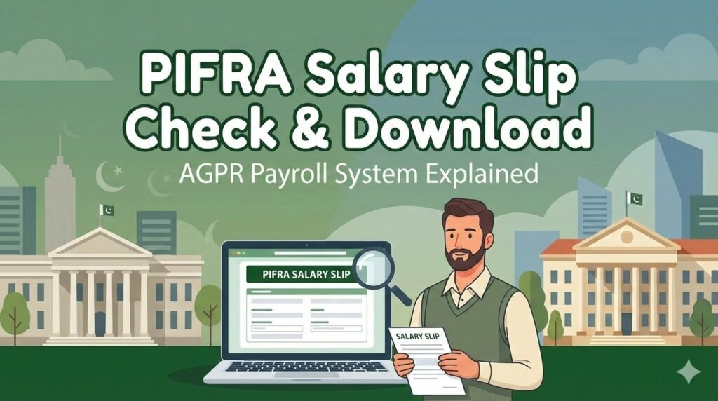 How to Check PIFRA Salary Slip Online | AGPR Salary Slip Download